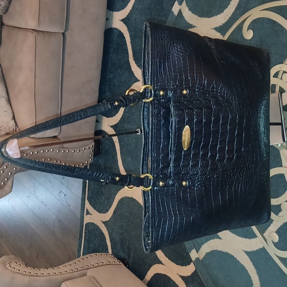 Brahmin | Bags | Brahmin Guc Vintage Genuine Leather Tote Bag | Poshmark